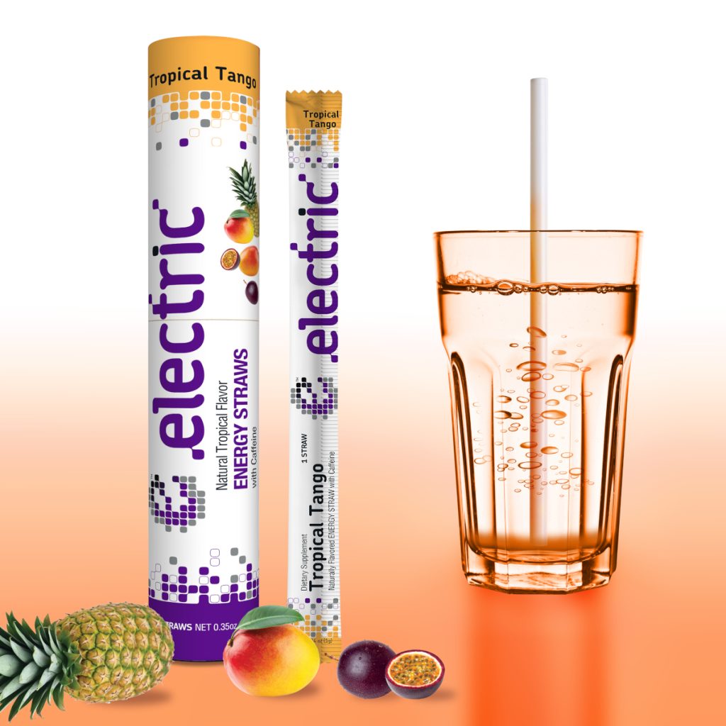 50 Straws – 5 packs – up to 5 flavors - ELECTRIC Energy Straws